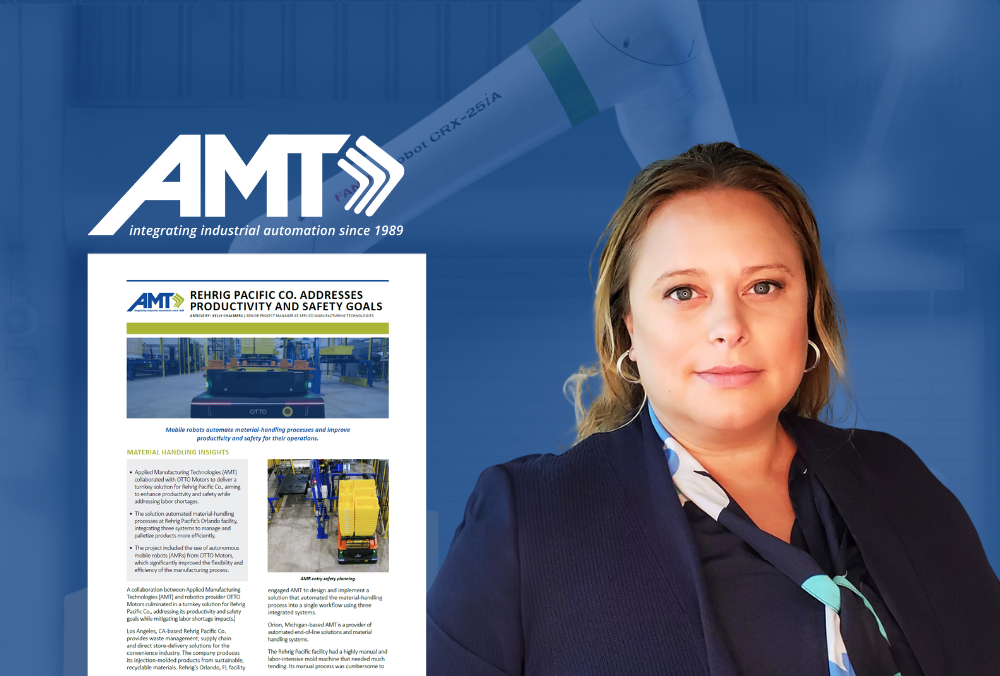 Rehrig Pacific Uses AMRs to Address Productivity and Safety